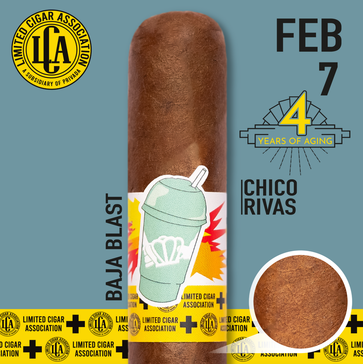 Privada Cigar Club LCA+ Baja Blast by Chico Rivas – Cigar God